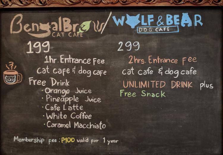 Menu at Bengal Brew cafe, Quezon City, Manhattan Parkview