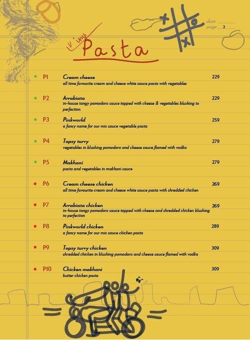 Menu at Echoes, Bengaluru, 44 4th B Cross Road