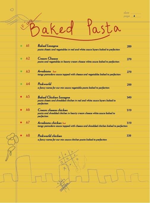 Menu at Echoes, Bengaluru, 44 4th B Cross Road