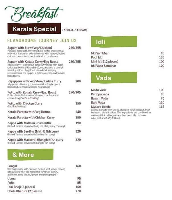 Menu of Backwaters Mumbai, Vasant Vihar, Thane West, Thane