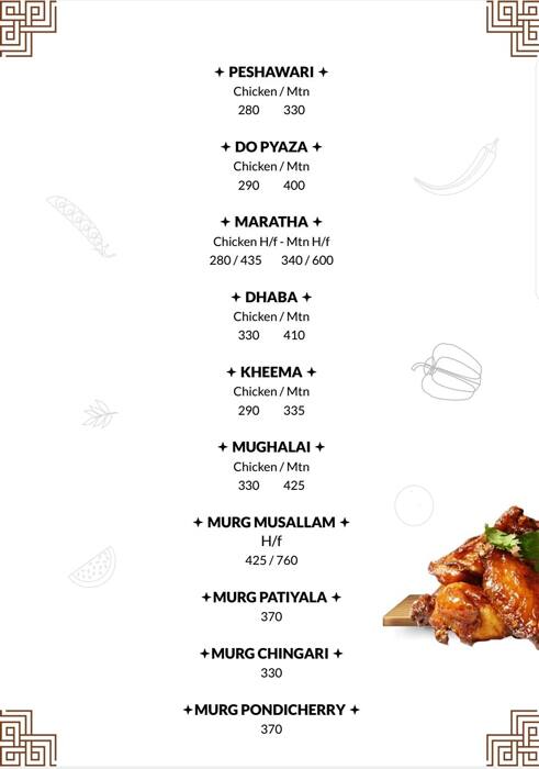 Menu at Hotel Silver Seven, Pune