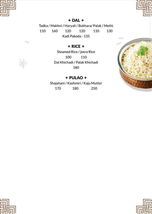 Menu at Hotel Silver Seven, Pune