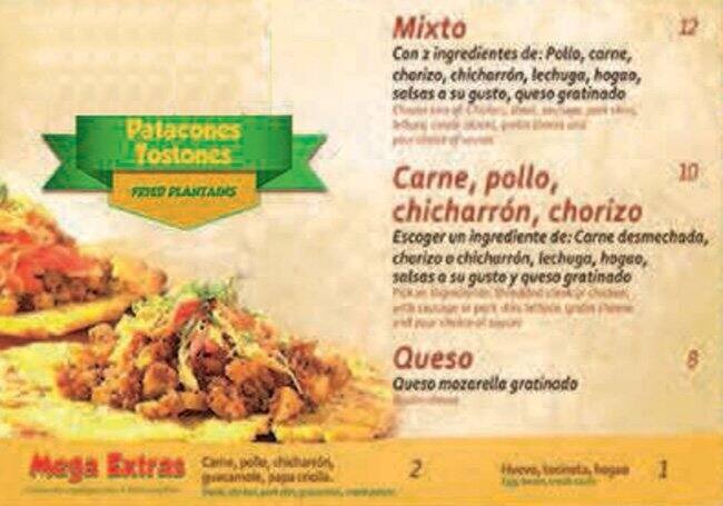 Menu at Los Mega Perros pub & bar, Miami