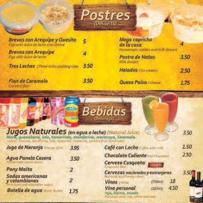 Menu at Los Mega Perros pub & bar, Miami