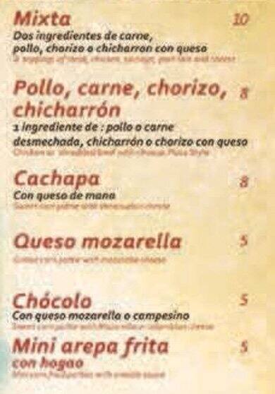 Menu at Los Mega Perros pub & bar, Miami