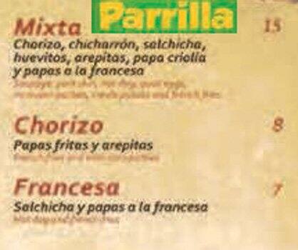 Menu at Los Mega Perros pub & bar, Miami