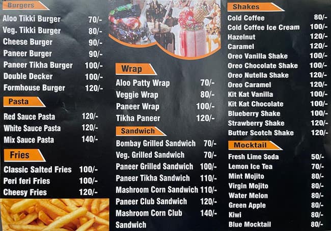 Menu of Spicy Bite, Sector 72, Noida