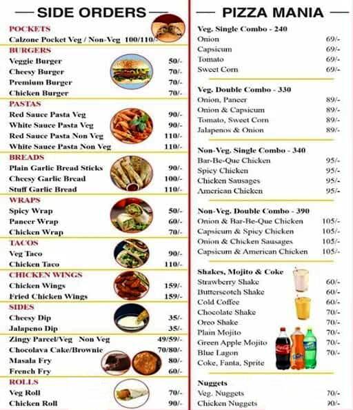 Menu of Domnik Pizza, Prem Nagar, Dehradun