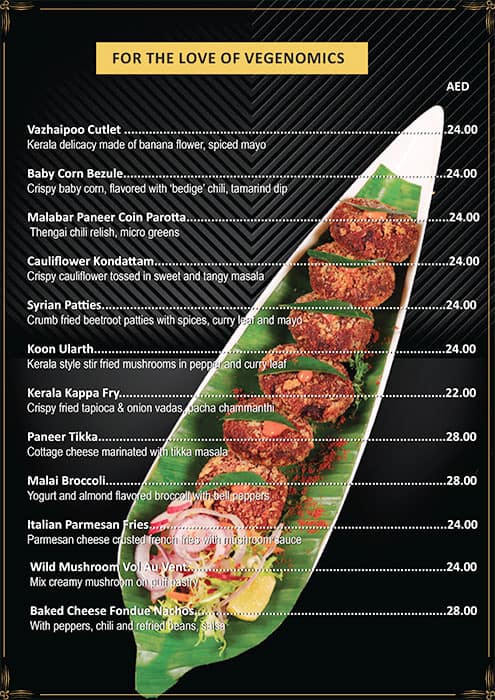 Menu of Sailor's Lagoon, Al Muraqqabat, Dubai