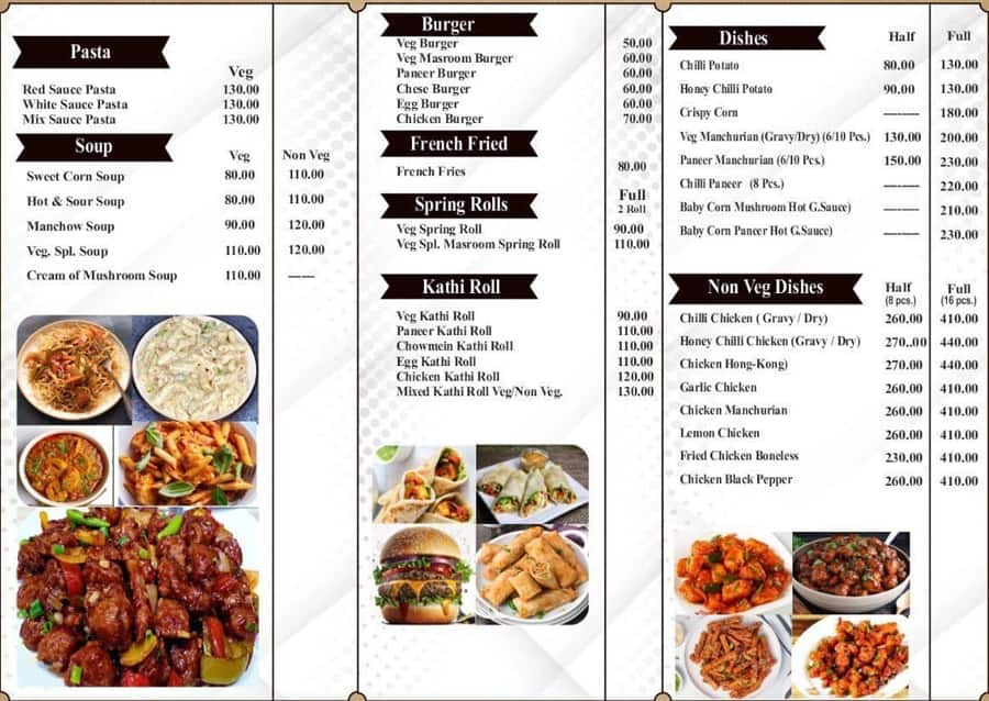 Menu of The Uncle Cafe, Sector 35, Faridabad