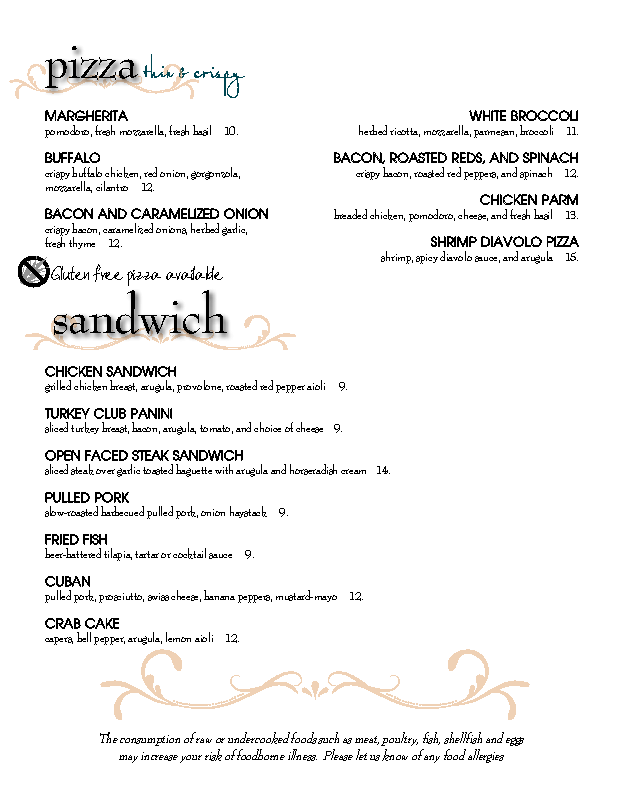 Menu at Boathouse Grille restaurant, New Baltimore