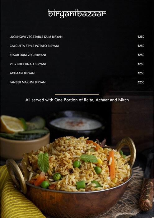 Menu of Biryani Bazaar, Wakad, Pune