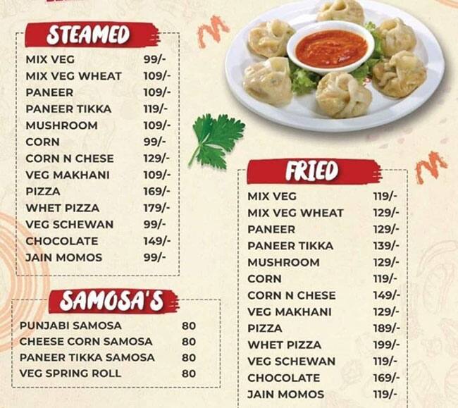 Menu of Nukkad Kukkad, Adchini, New Delhi