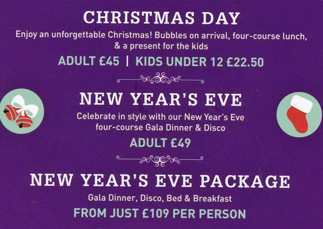 Menu at Park Lodge restaurant, Teddington