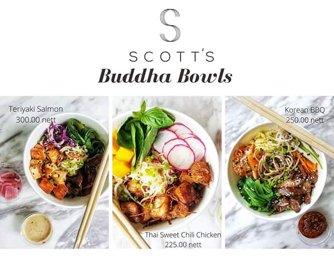 Menu at Scott's restaurant, Taguig