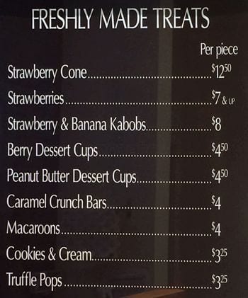 Godiva Chocolatier Menu, Menu for Godiva Chocolatier, North York ...