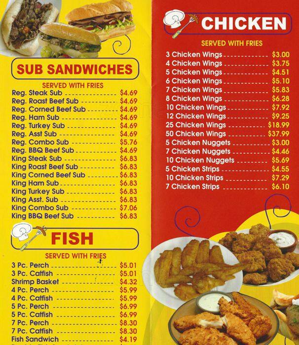 Super Submarine Menu, Menu for Super Submarine, Lawndale, Chicago ...