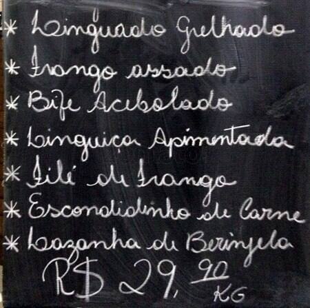 Menu em Jericó Restaurante e Petiscaria, Brasília