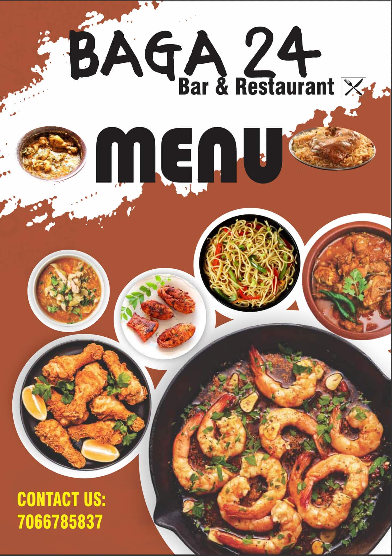 Menu of Baga 24 Family Restaurant & Bar, Baga, Goa