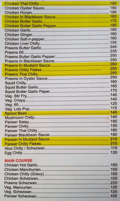 Menu at Shree Prasad Restaurant & Bar, Mumbai