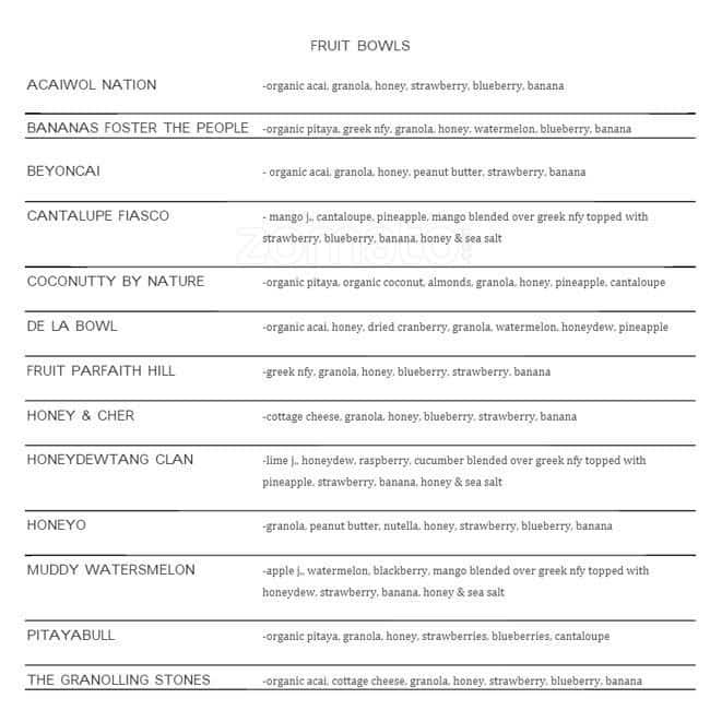 Menu at Mad Beet pub & bar, San Diego