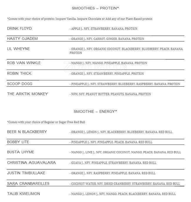 Menu at Mad Beet pub & bar, San Diego