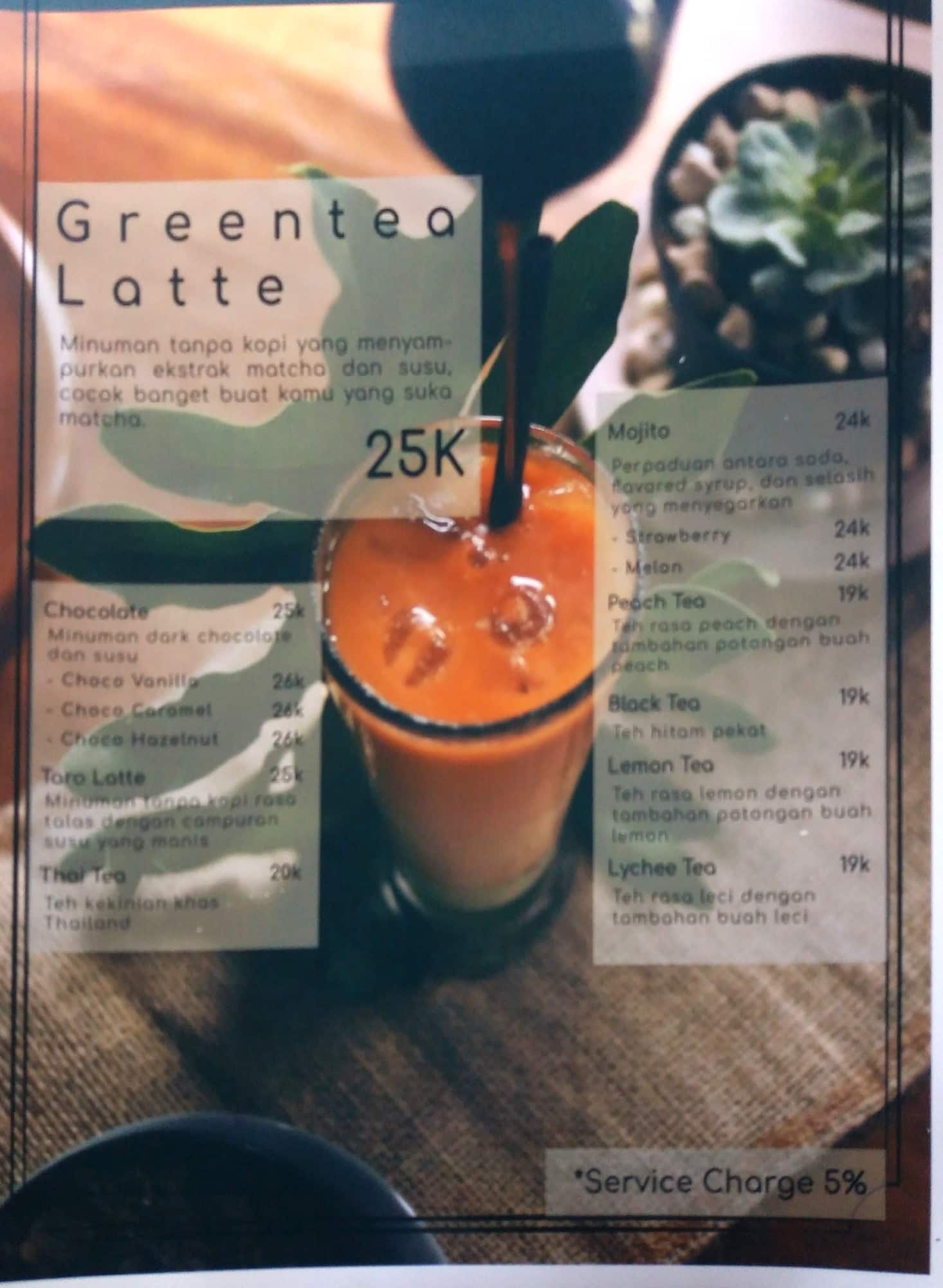Menu at 150 Coffee & Garden cafe, Bandung