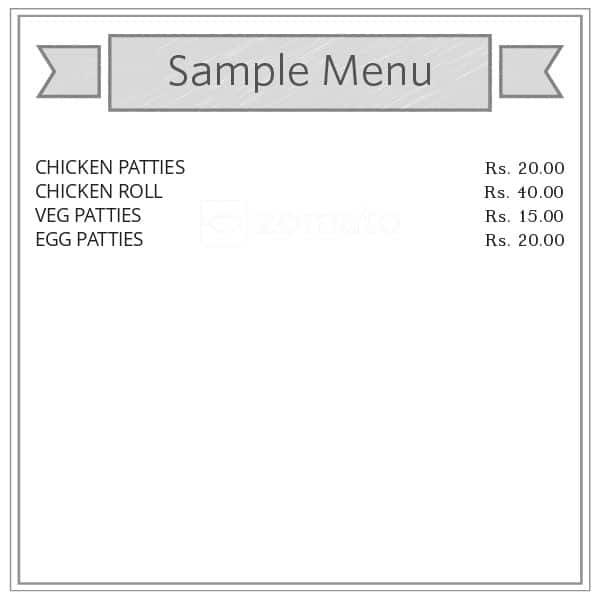 Menu of Shri Damodar Bakery, Margao, Goa