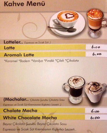 Menu at Tuna Simit Cafe, Ankara, Turan Güneş Blv.