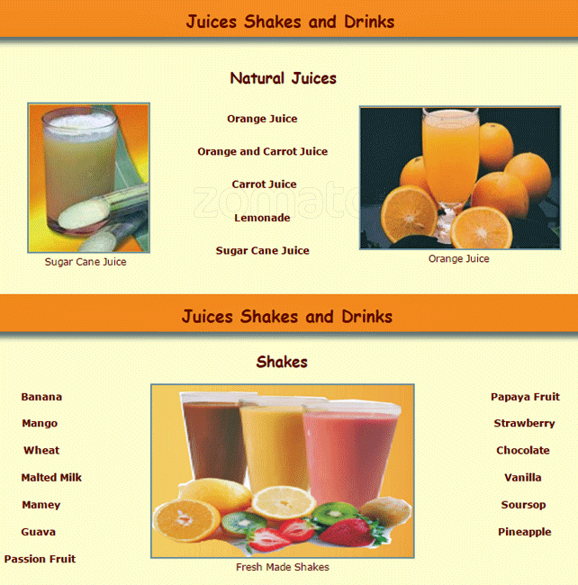 Menu at Casa Juan Restaurant, Miami