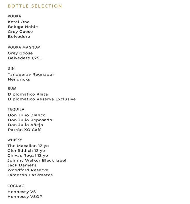 Menu at 3BK Restaurant - Burj Khalifa, Dubai