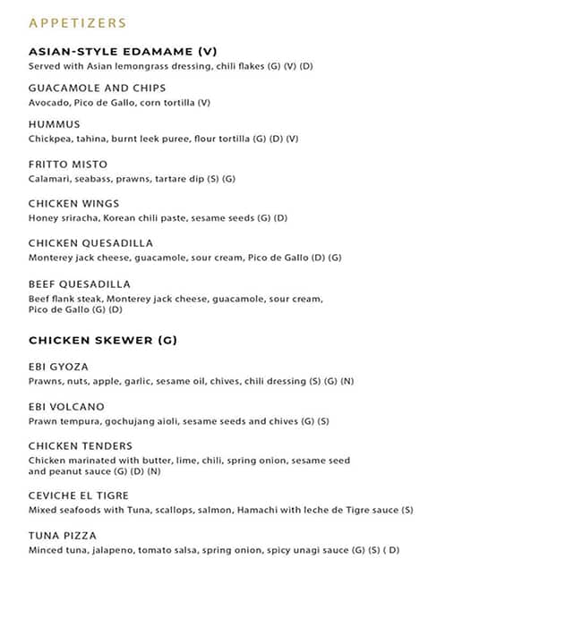 Menu at 3BK Restaurant - Burj Khalifa, Dubai