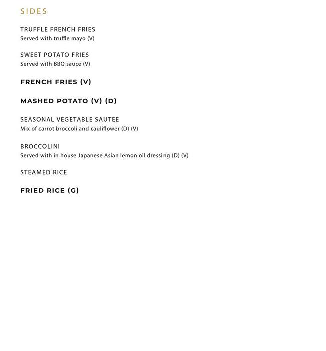 Menu at 3BK Restaurant - Burj Khalifa, Dubai