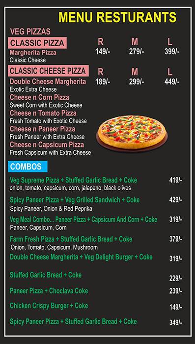 Menu at Hashtag Cafe, Kharar