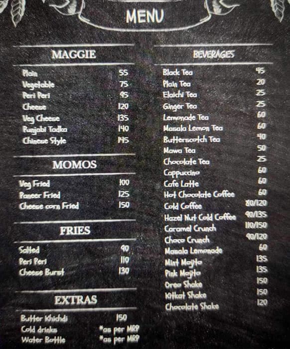 Menu of Aloha Sandhu Farms & Resorts, Bhawar Kuan, Indore
