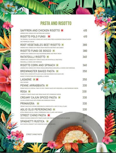 Menu at The BrewMaster Amritsar MicroBrewery -Best Restaurants/Best ...