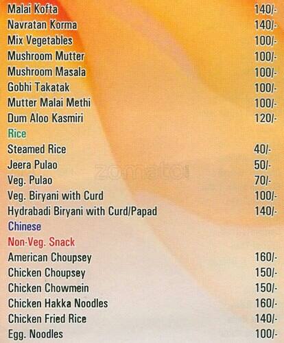 Menu at Nirvaanam Hotel, Gurugram Rural