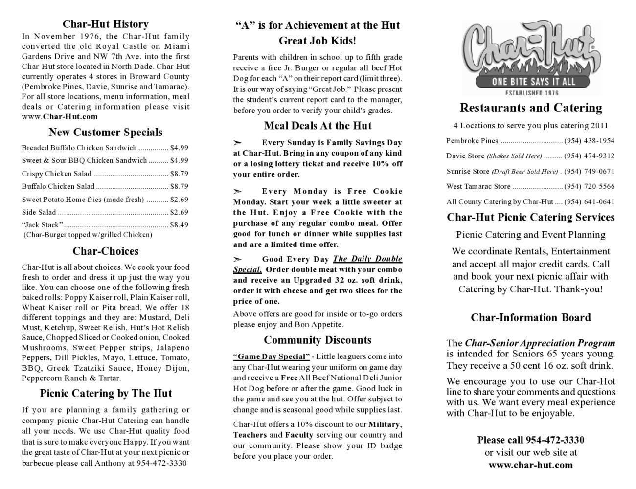 Char-Hut Menu, Menu de Char-Hut, Pembroke Pines, Miami - Urbanspoon/Zomato