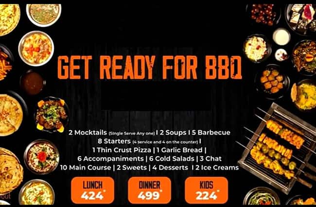 Menu of Mad Over Grills, Sama, Vadodara