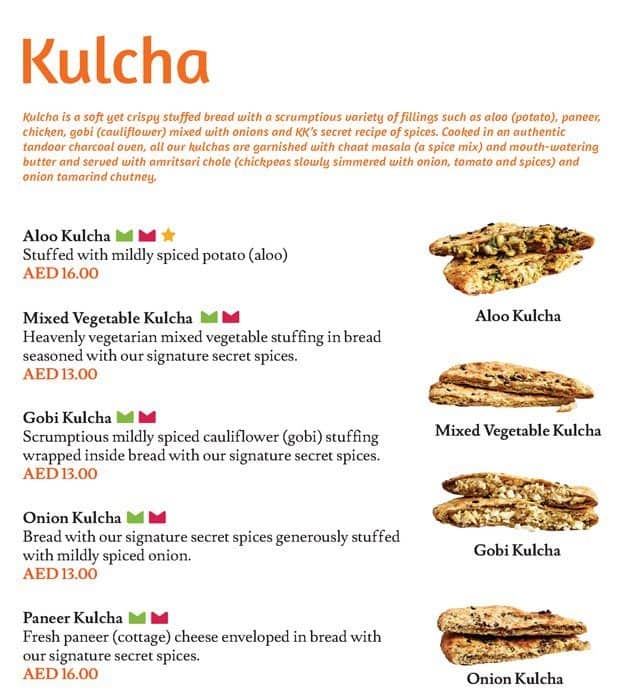 Kulcha King Menu, Menu for Kulcha King, Jumeirah Lake Towers (JLT ...