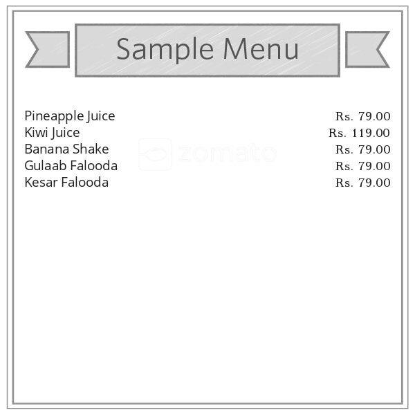 Menu of Crazy Juice, Vejalpur, Ahmedabad