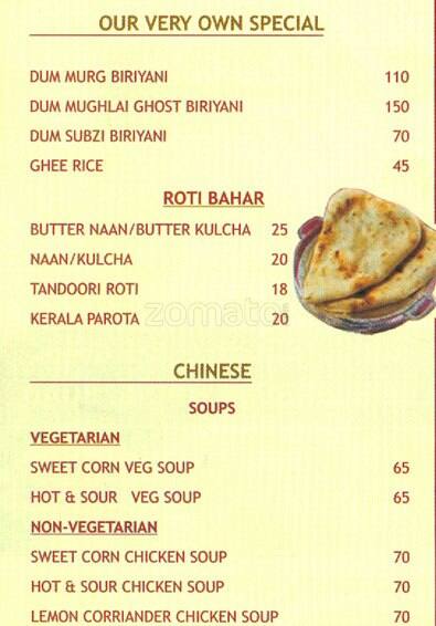 Menu at Royal Crown Restaurant, Bengaluru, 93