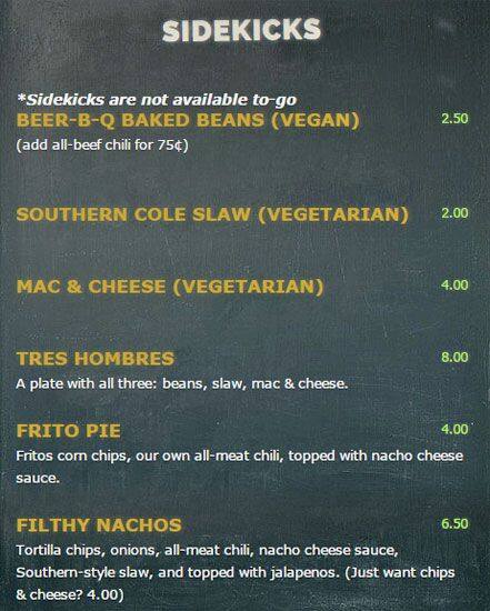 Menu at Red Hot pub & bar, Tacoma, 6th Ave