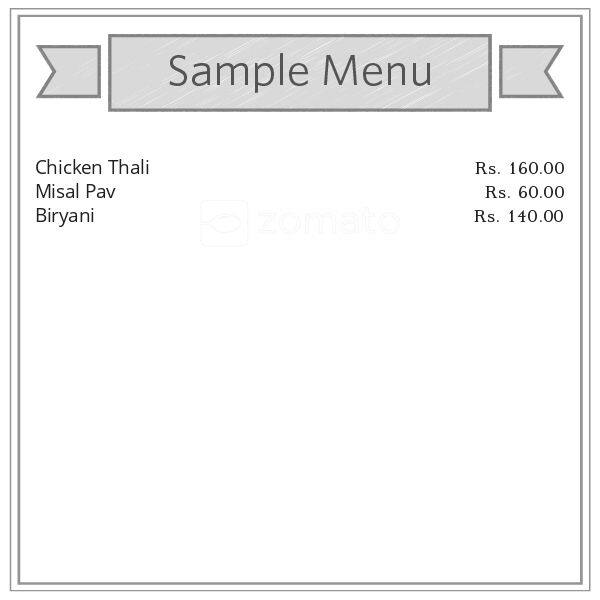 Menu of Hotel Raya, Baner, Pune