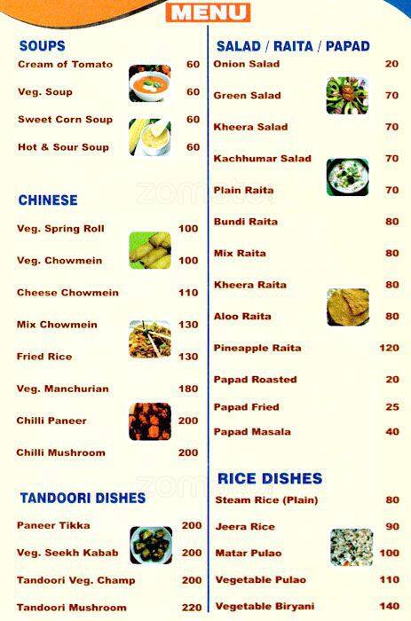 Amrit Family Rasoi Menu, Menu for Amrit Family Rasoi, Paschim Vihar ...