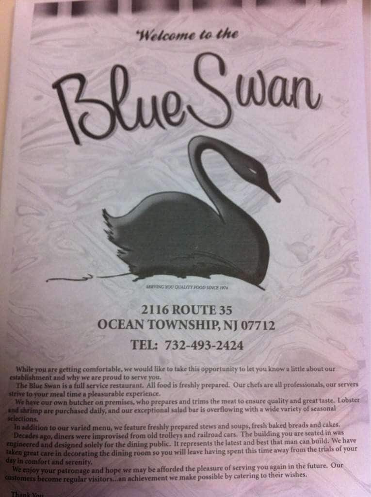 Blue Swan Diner Menu, Menu for Blue Swan Diner, Oakhurst, Oakhurst ...