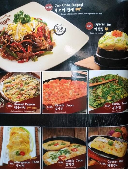 Menu at Illua Resto BBQ, Jakarta