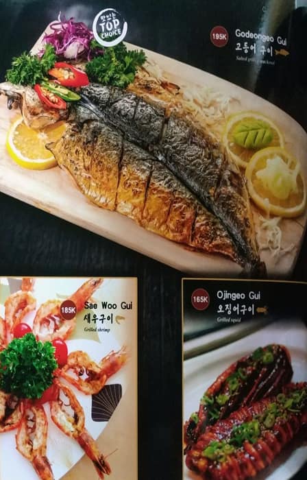 Menu at Illua Resto BBQ, Jakarta