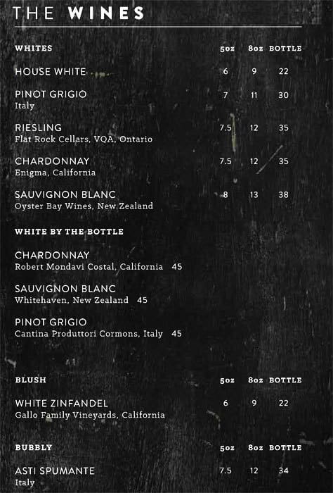 Menu at Pickle Barrel, Toronto, 2300 Yonge St