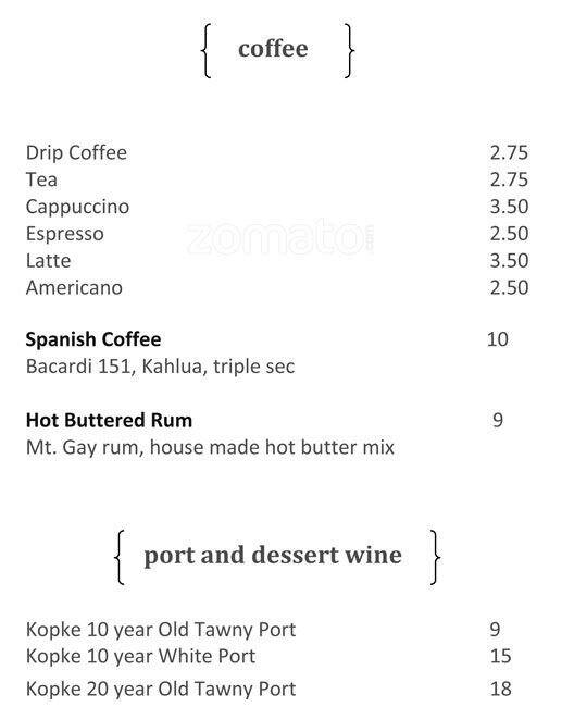 Menu at Allium pub & bar, West Linn